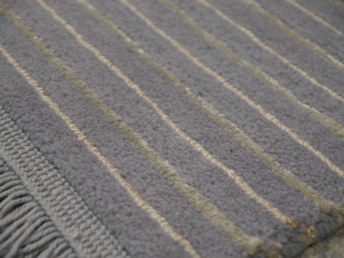 Cut Loop Teppich handgeknüpft Djoharian Design 60 Knoten Wolle Viscose